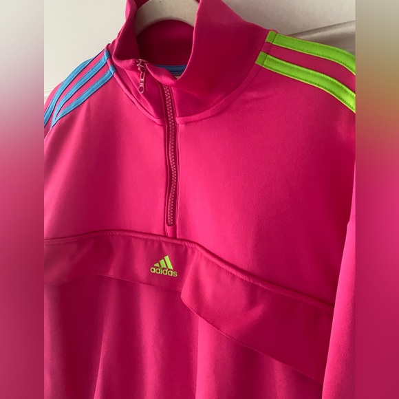 adidas | Jackets & Coats | New Adidas Tracker Jacket Hot Pink Neon ...